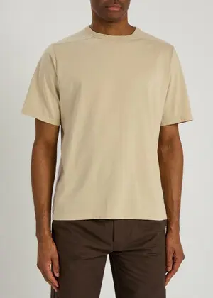 Rick Owens Brad Cotton T-shirt - Sand