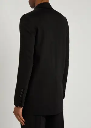 Rick Owens Concordian Wool Blazer - Black