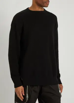 Rick Owens Jumbo Ribbed Wool Jumper
