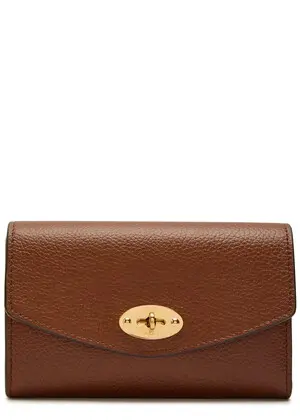 Mulberry Darley Medium Grained Leather Wallet - Tan