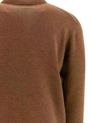 BEAMS Knitted Polo Shirt - Brown
