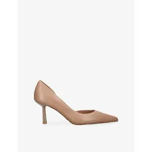Steve Madden Leather Heeled Courts - Camel