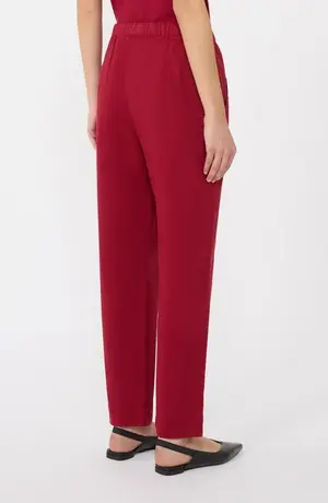 MM BY MAX MARA Drawstring Stretch Cotton Pants