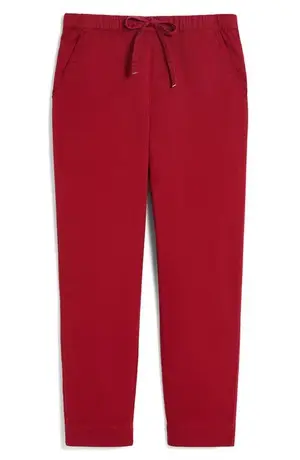 MM BY MAX MARA Drawstring Stretch Cotton Pants