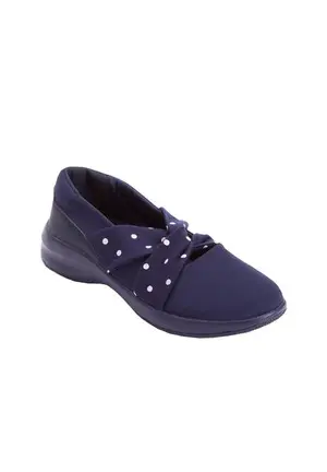 COMFORTVIEW Greta Sneaker - Navy Dot