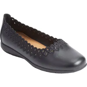 COMFORTVIEW Vivi Slip-on Flat - Black