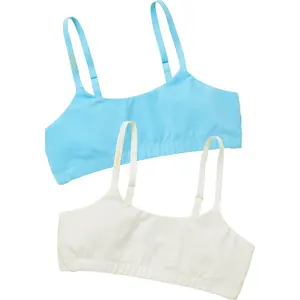 YELLOWBERRY Pipit Pima Cotton Bra 2pk - Bluebird
