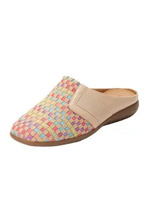 Comfortview Paneled Mules Clogs For Women