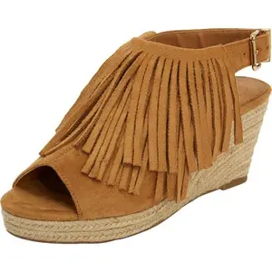 COMFORTVIEW The Diane Espadrille With Fringe Detail