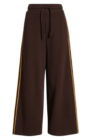 DAMSON MADDER Piper Waffle Knit Ankle Sweatpants