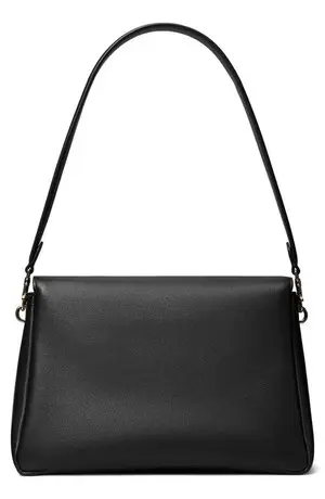 Tory Burch Leather Shoulder Bag - Black