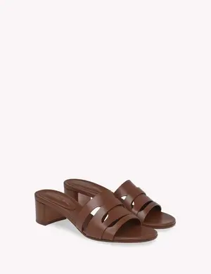 GIANVITO ROSSI Nora 45 Leather Mules