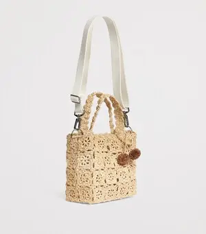 Bonpoint Raffia Top-handle Bag