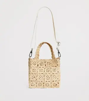 Bonpoint Raffia Top-handle Bag