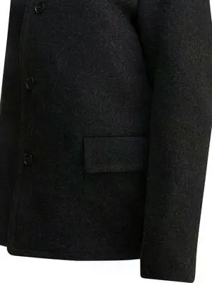 Auralee Single-breasted Wool Coat