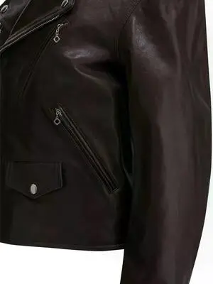 Auralee Leather Biker Jacket