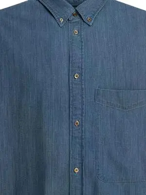 BEAMS Lisa Chest-pocket Button-up Shirt - Blue