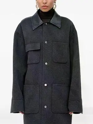 Nanushka Wylder Buttoned Coat