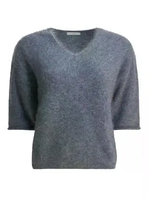 R2W V-neck Cashmere T-shirt
