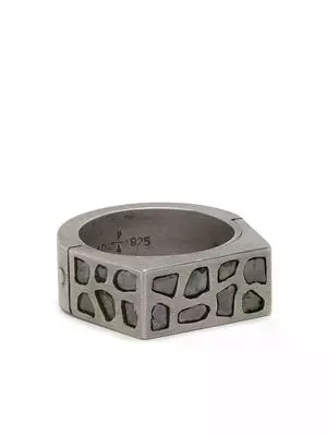 PARTS OF FOUR Diamond-accented Ring - Metallic