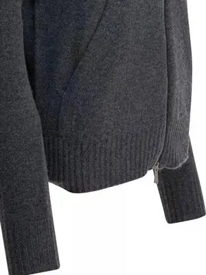 DRUMOHR Zip Hooded Cardigan - Grey