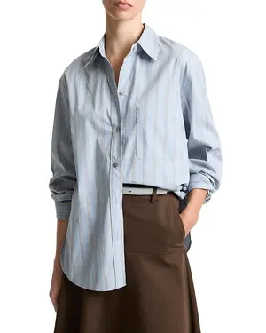 Vince Button Front Shirt - Del Mar Multi