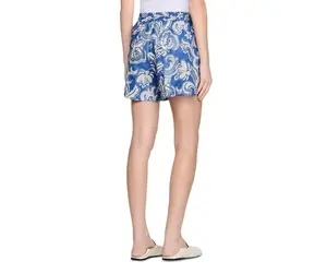 Sandro Floral Print Shorts