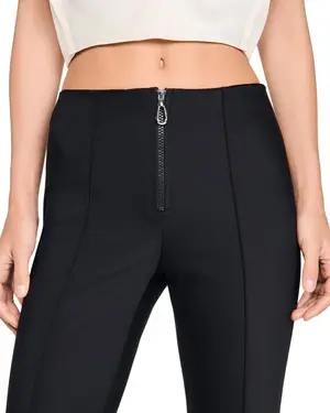 Sandro Pleated Trousers With Zip