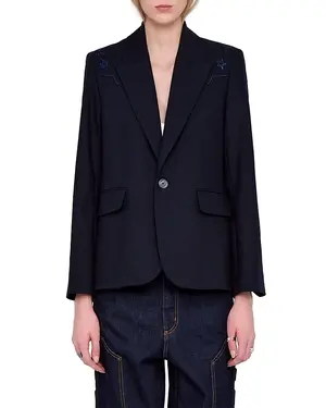 Zadig&voltaire Notched Lapel Blazers For Women