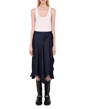 Zadig&Voltaire Jeto Satin Skirt