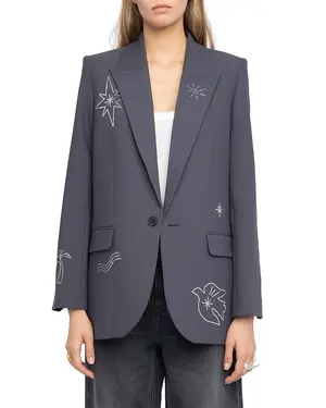 Zadig&Voltaire Vival Blazer - Anthracite