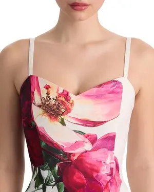 Alice + Olivia Nina Spaghetti Strap Dress