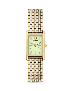Tory Burch Slim Eleanor Watch - Two Tone/green