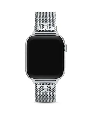 Tory Burch Kira Apple Watch Band - Silver