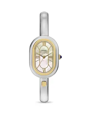 Fossil Sloan Watch, 25mm X 36mm - Two Tone/white