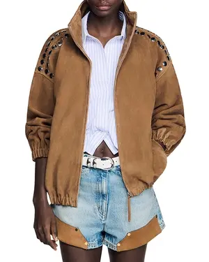 Sandro Studded Outerwear For Women