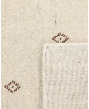 TIMELESS RUG DESIGNS Gabbeh Simi Area Rug 9'0x12'0 - Ivory