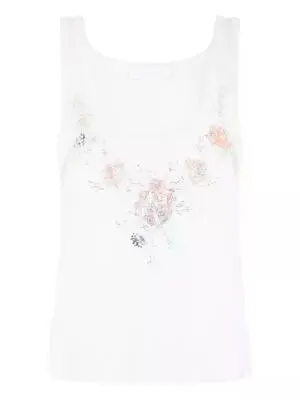 Rabanne Embroidered Camis Tanks For Women