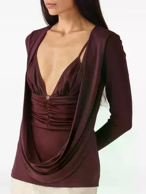 Elisabetta Franchi Draped Top