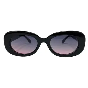 YOUZEY Oval Sunglasses With Polarized Lenses Black
