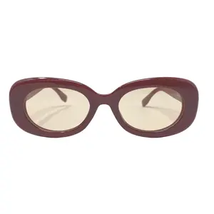 YOUZEY Oval Sunglasses With Polarized Lenses - Plum