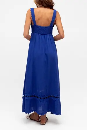STUDIBAKER HAWK Allegra Maxi Dress - Cobalt