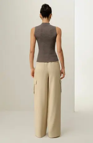 Lilysilk Knit Wool Sleeveless Vest