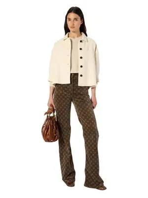 Gerard Darel Ninon Cropped Tweed Jacket