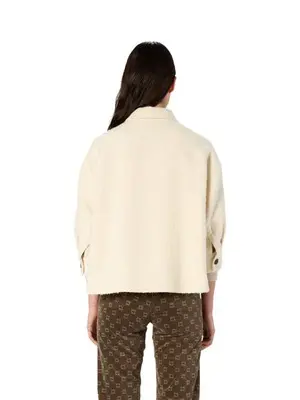 Gerard Darel Ninon Cropped Tweed Jacket