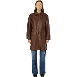 Gerard Darel Madyson Long Leather Jacket