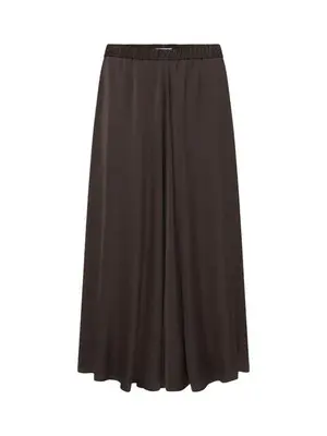 Gerard Darel Bella Satin Midi Skirt