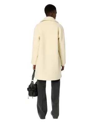 Gerard Darel Maiwenn Bouclé Mid-length Coat