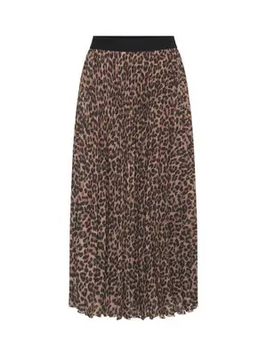Gerard Darel Babette Pleated Midi Skirt
