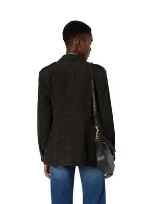 Gerard Darel Nadira Herringbone Jacket